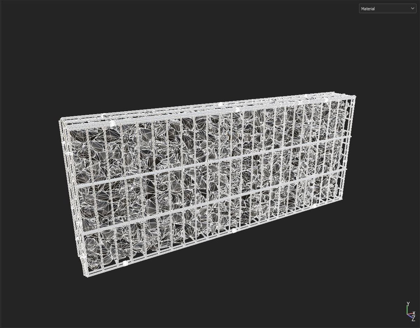 3D Gabion Wall Model - TurboSquid 2150619