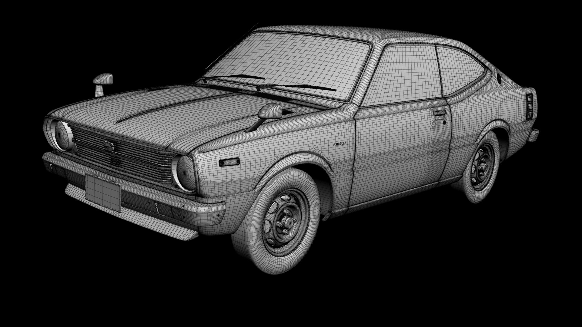 Toyota Corolla KE35 3D Model - TurboSquid 2339169