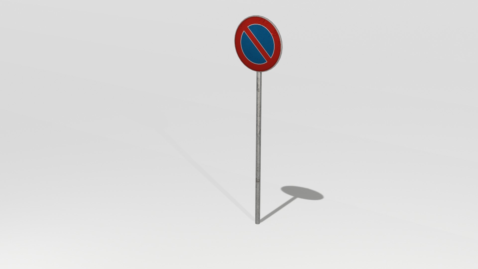 3D Traffic sign No standing model - TurboSquid 2144651