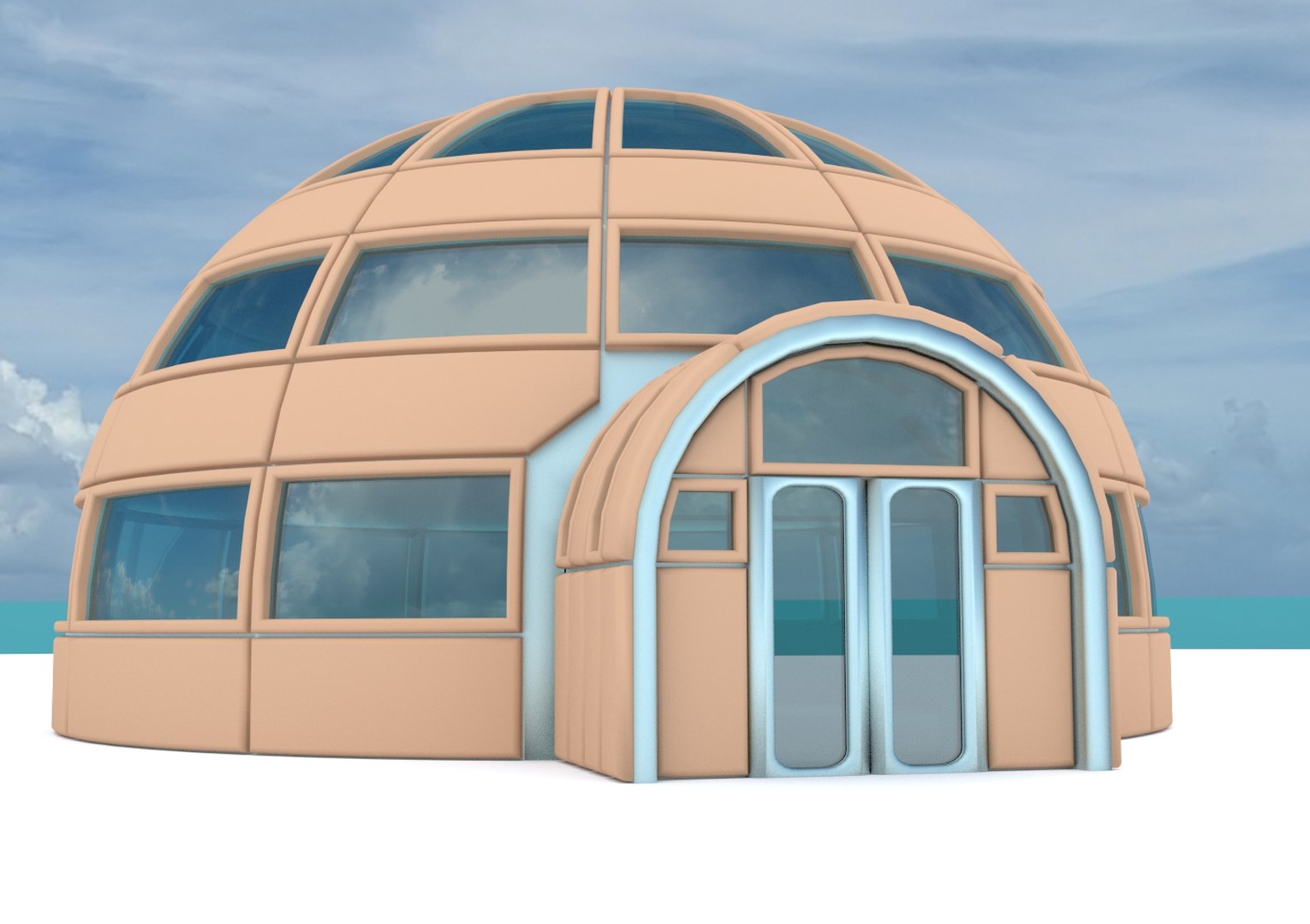 Maya Iglo House Structures