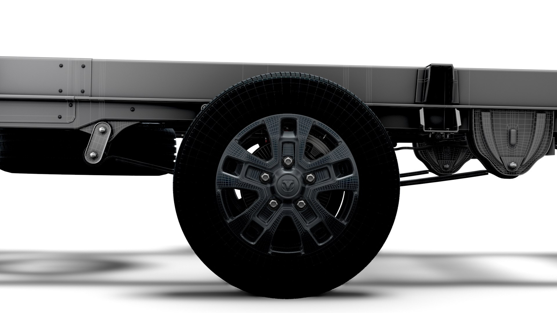 3D Model RAM Promaster Chassis HQInterior SCab 4035WBXL 2023 ...