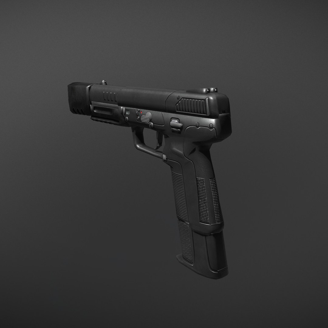 3D fn five-seven model - TurboSquid 1231634