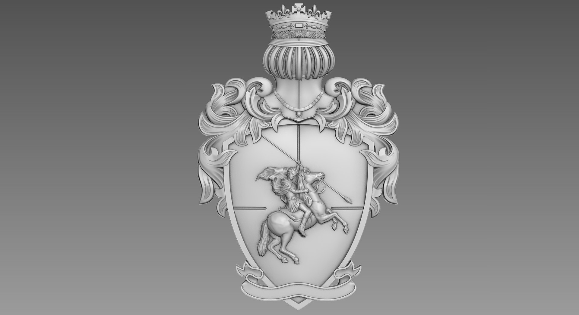 3D Model Coat Of Arms Emblem - TurboSquid 2127866