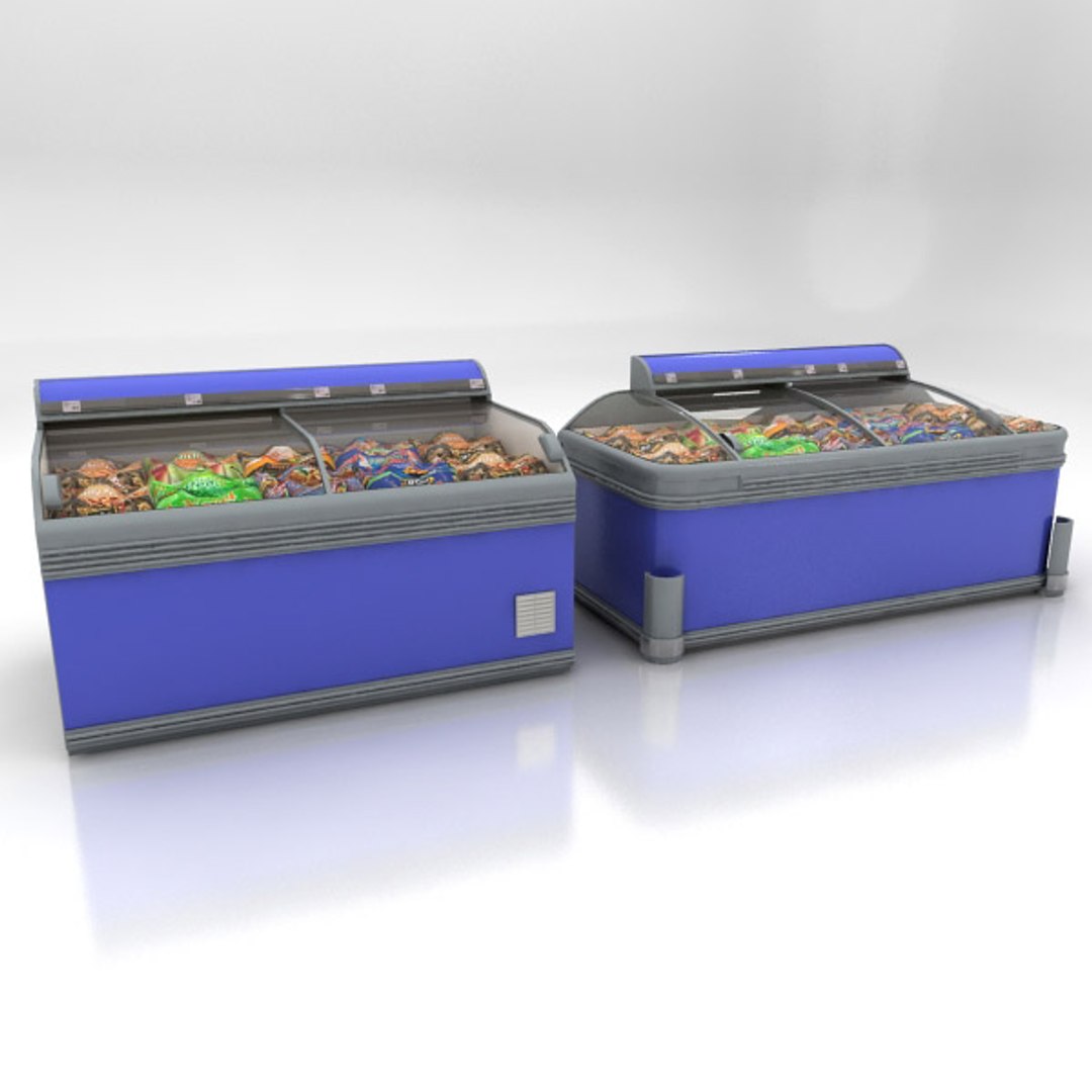 Chest Freezer 3d Model