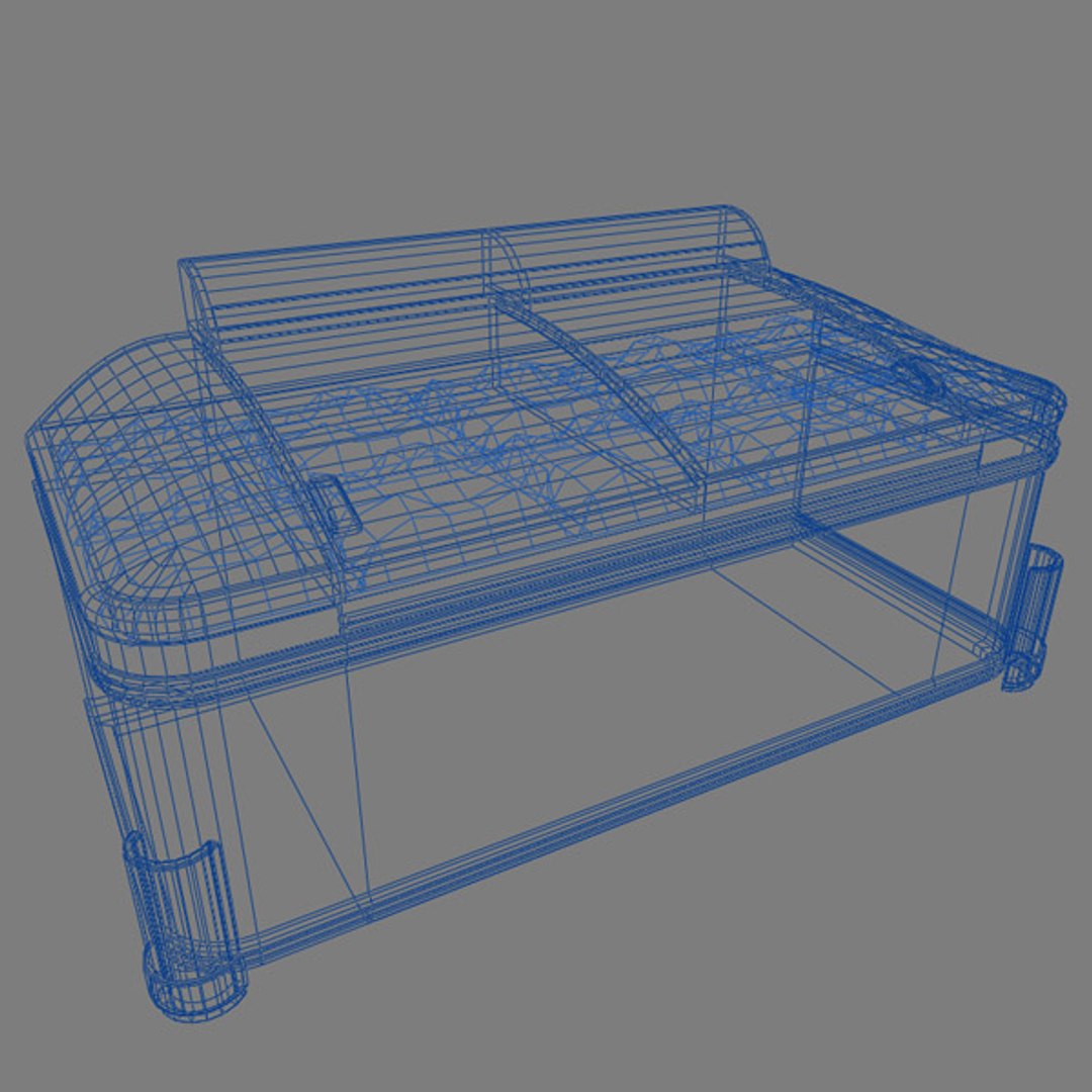 Chest Freezer 3d Model