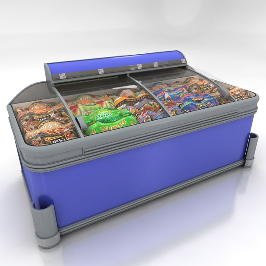 Chest Freezer 3d Model