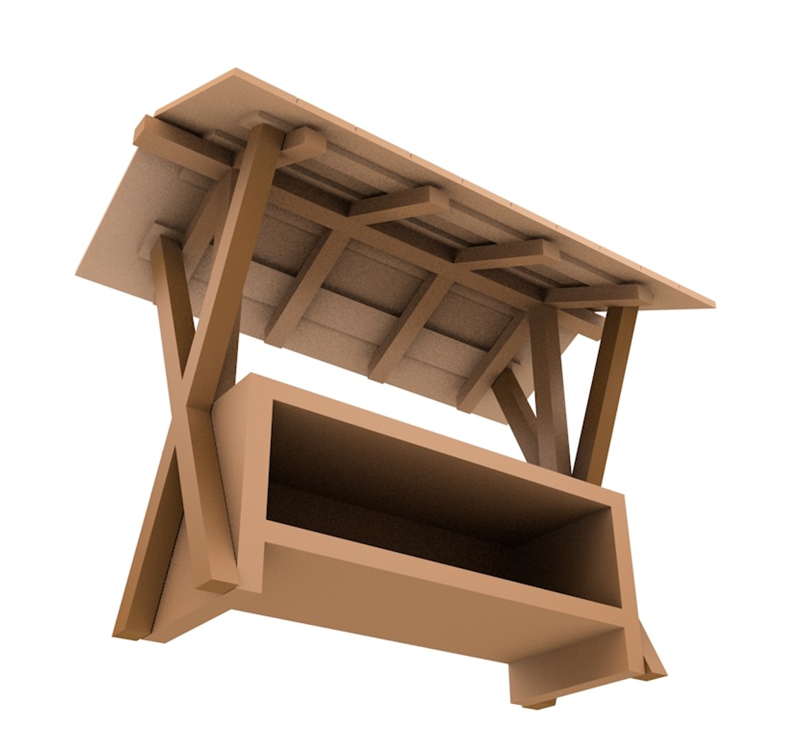 3D model market stand - TurboSquid 1569726