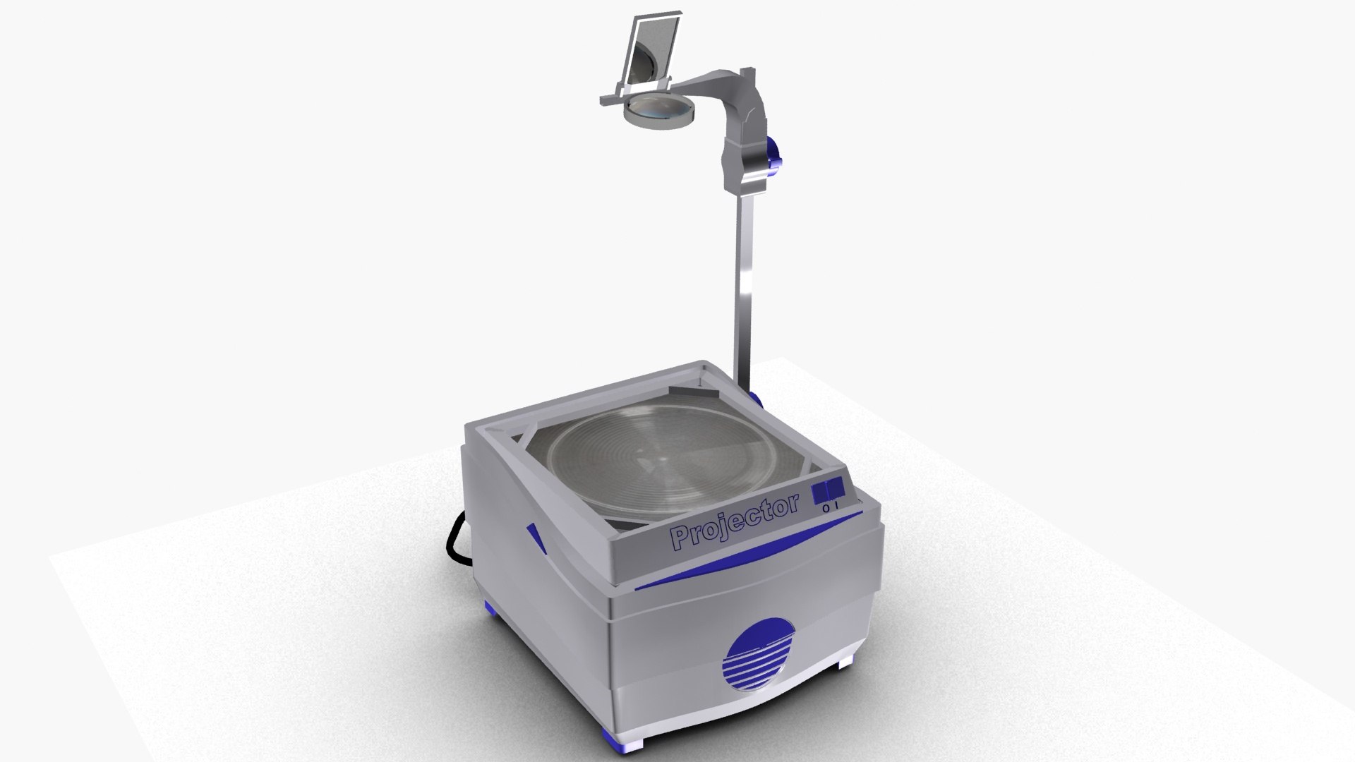 Overhead Projector 3D - TurboSquid 2153817