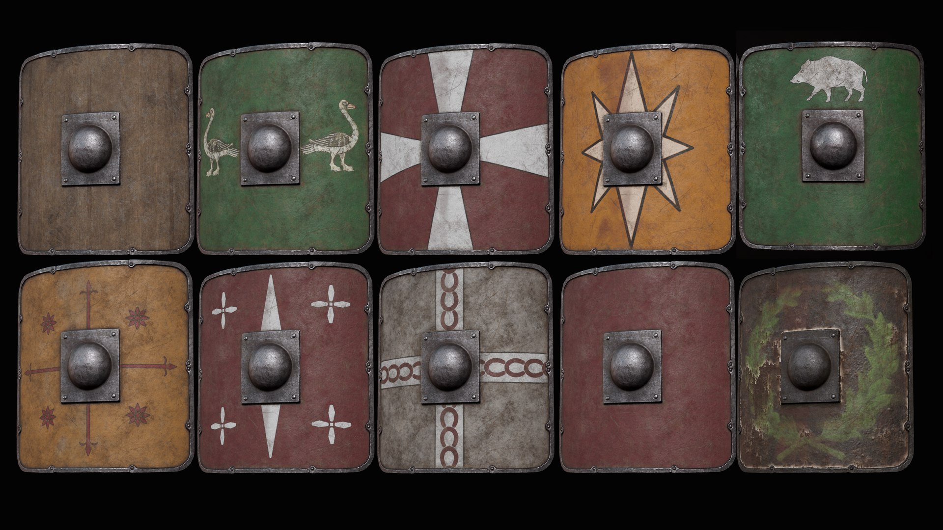 3D Roman Shield - Scutum D Model - TurboSquid 1968926