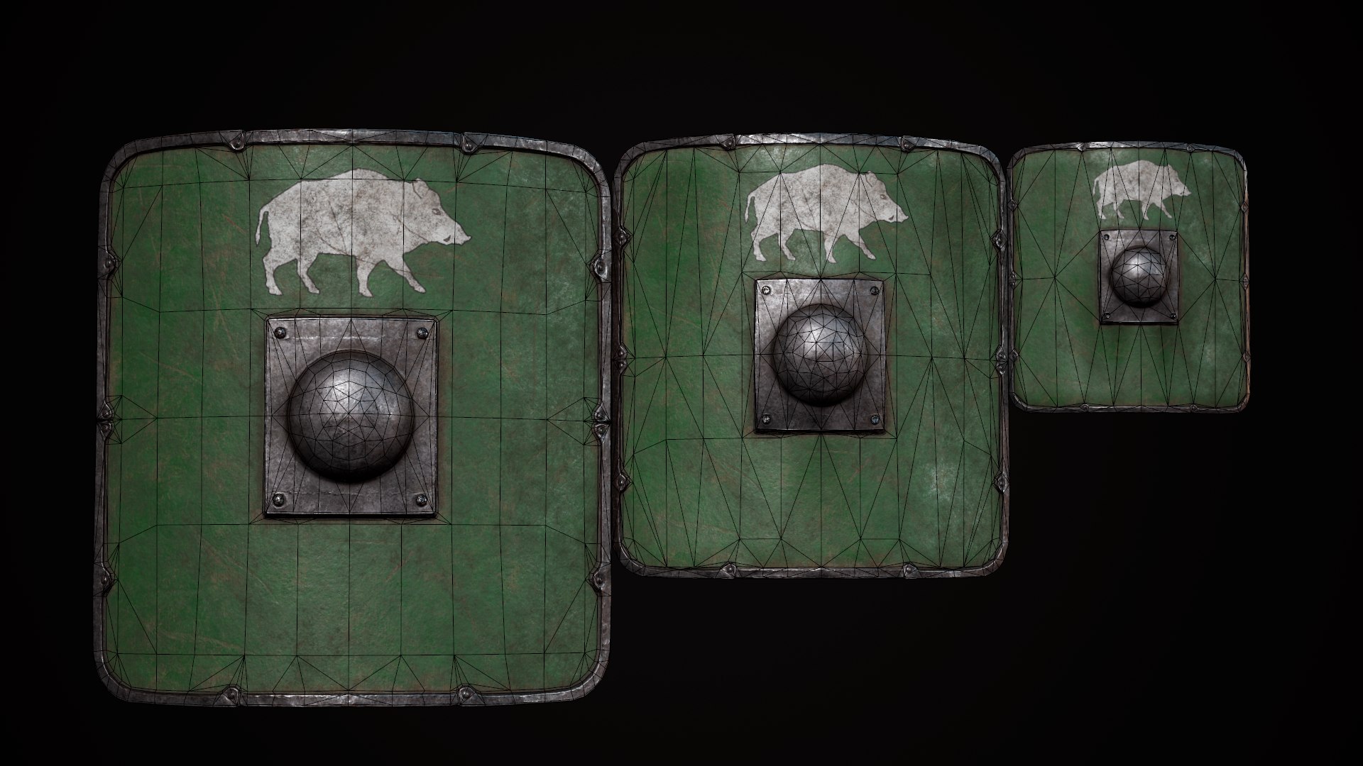 3D Roman Shield - Scutum D Model - TurboSquid 1968926