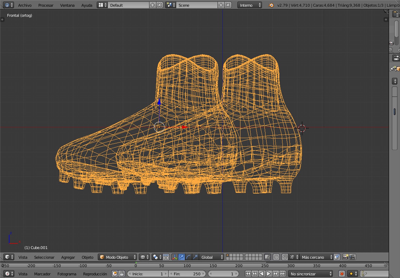 3D Pair Modern Football Boots Model - TurboSquid 1698203