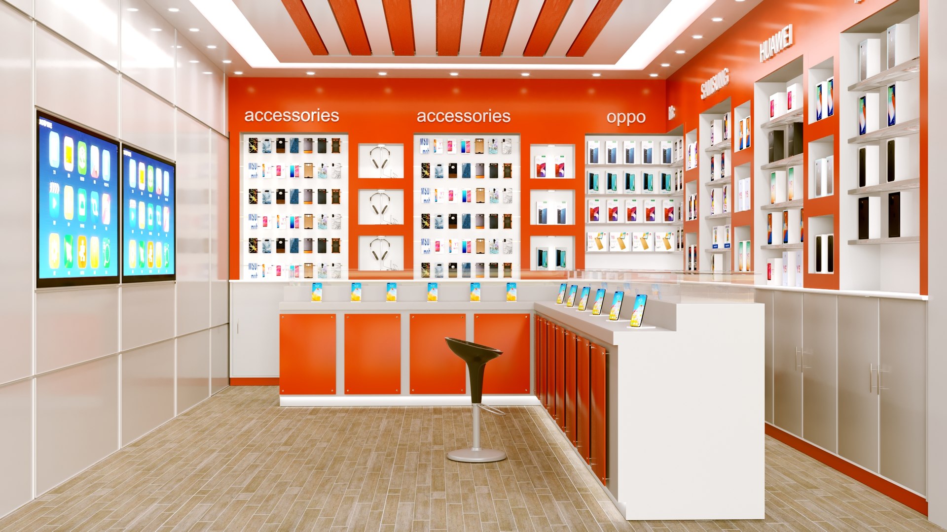 3D Model Mobile Showroom - TurboSquid 1708818