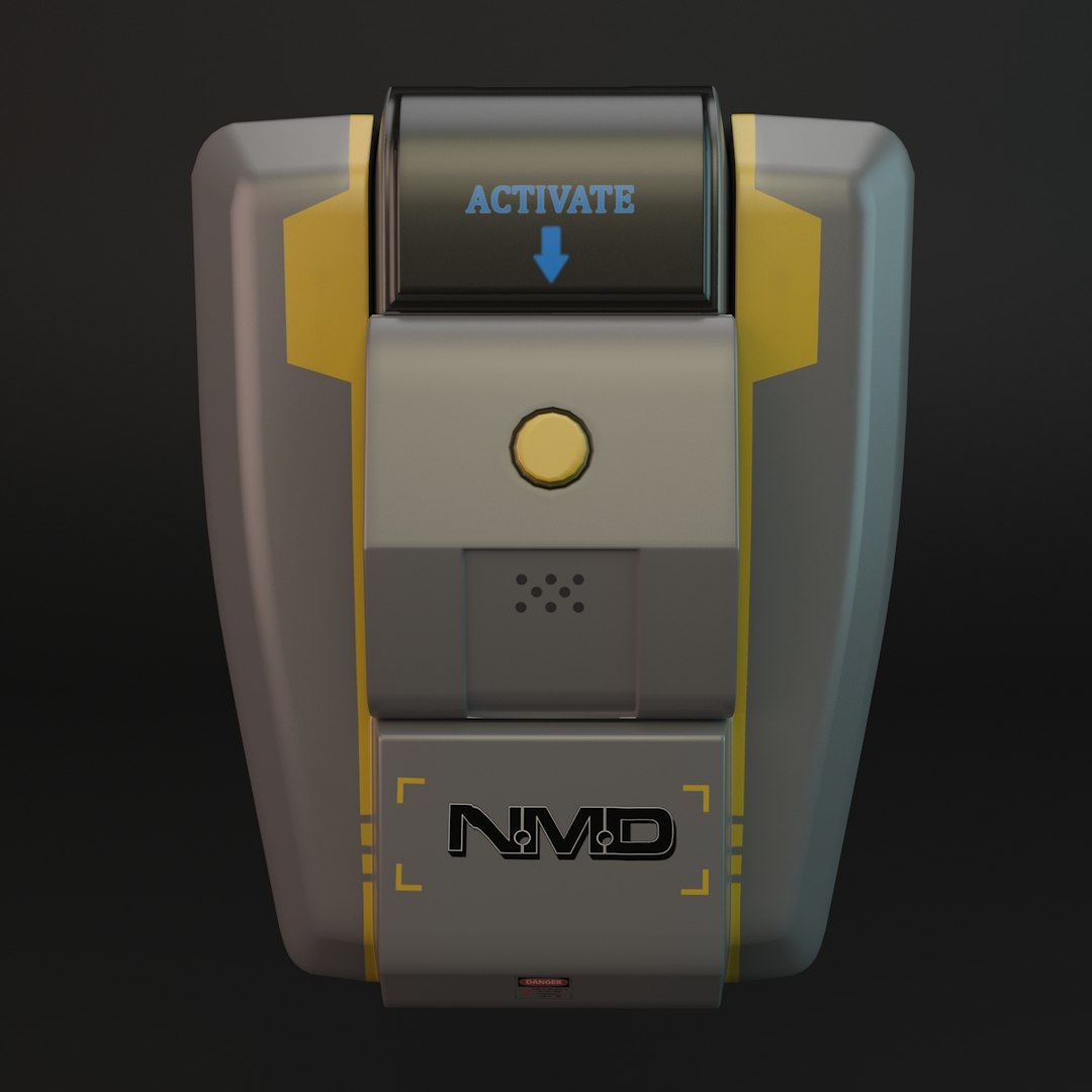 3d Model Sci-fi Printer