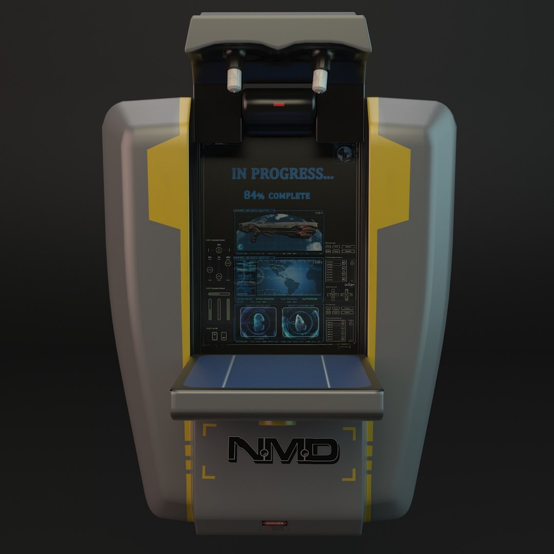3d Model Sci-fi Printer