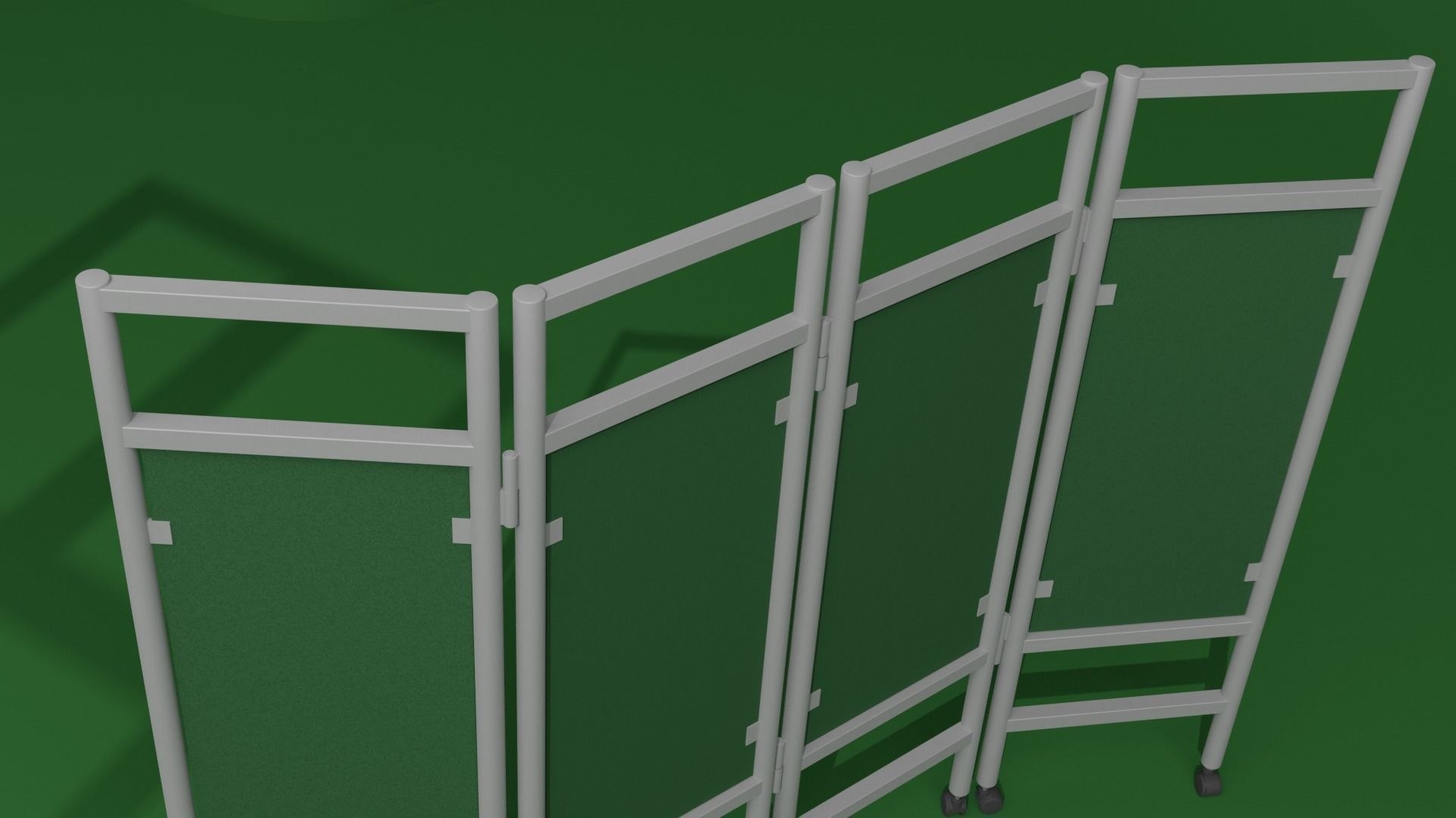 Hospital Portable Partition 3D Model - TurboSquid 1841348