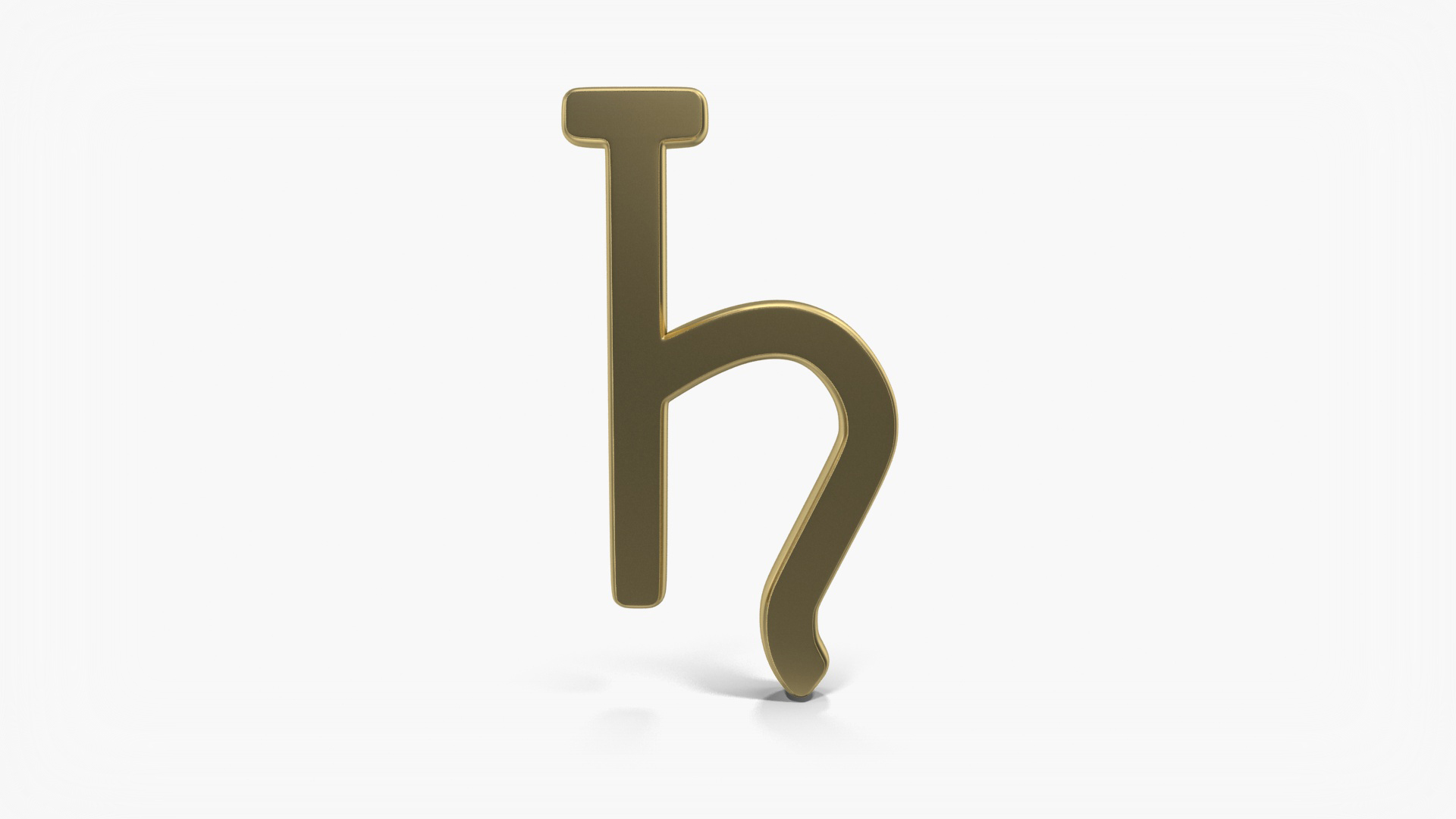 3D Model Saturn Astrological Symbols Gold - TurboSquid 2058762