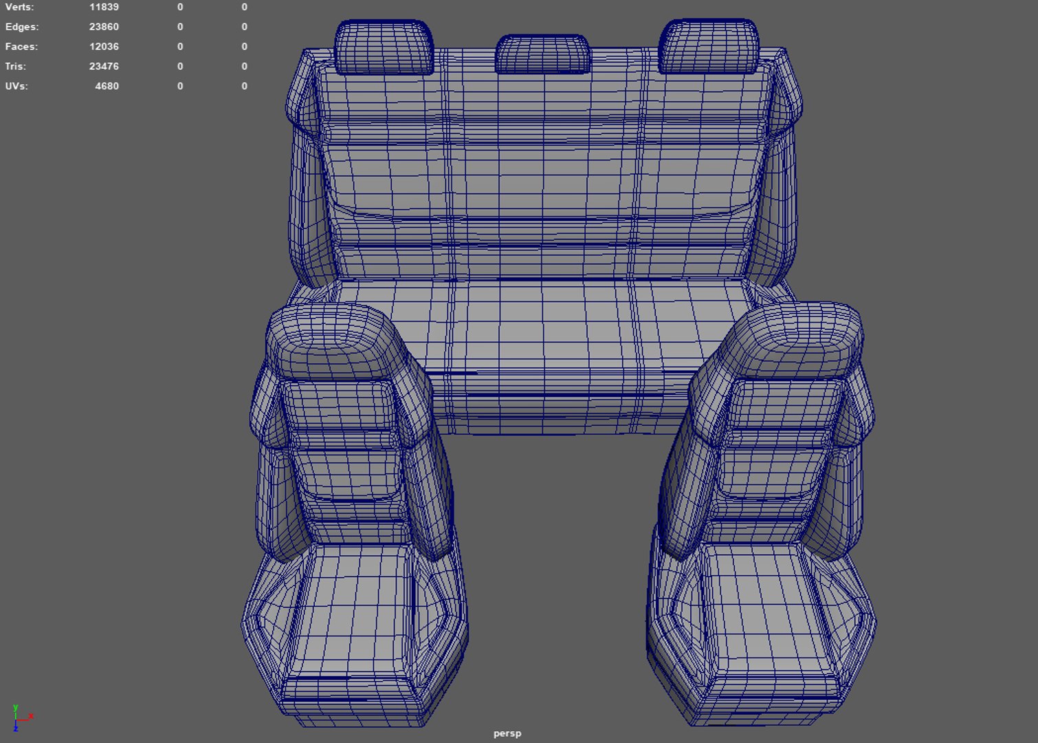 3D Car Seat 06 Model - TurboSquid 1826901