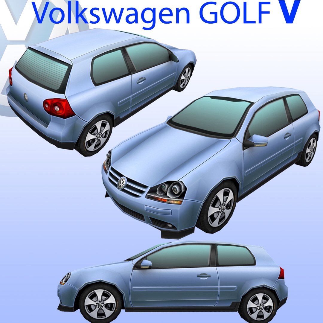 3d Volkswagen Golf V Model