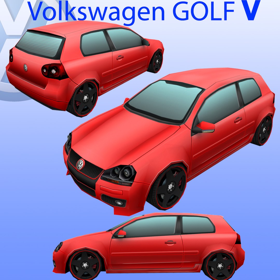 3d Volkswagen Golf V Model