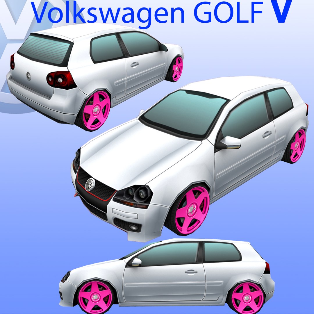 3d Volkswagen Golf V Model