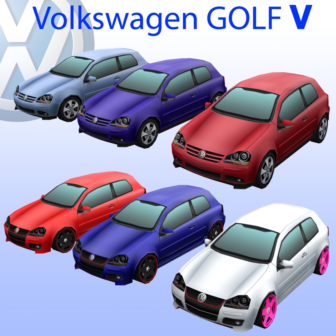 3d Volkswagen Golf V Model