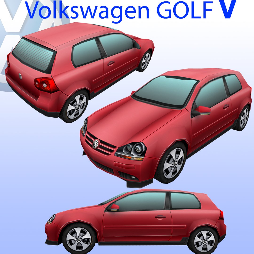 3d Volkswagen Golf V Model