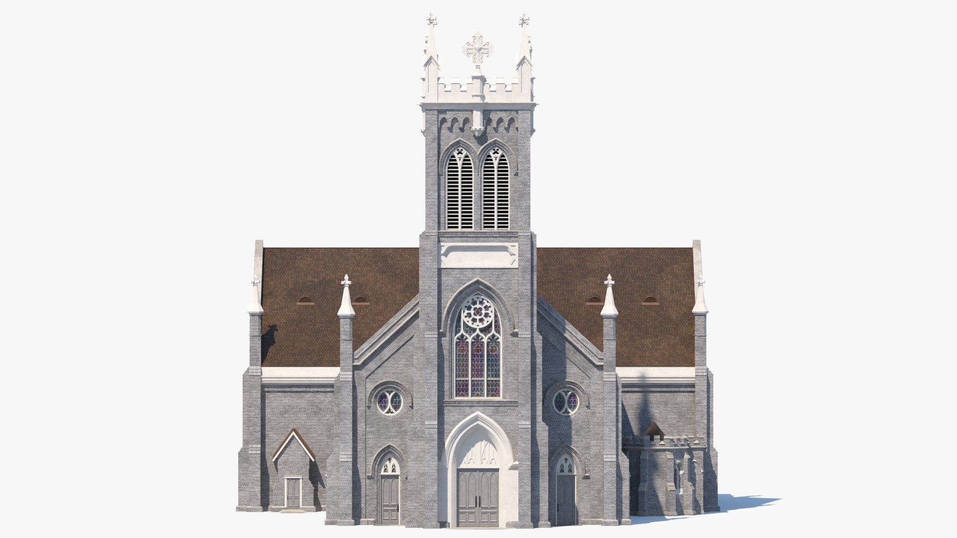 3D ancient catholic church model - TurboSquid 1444078