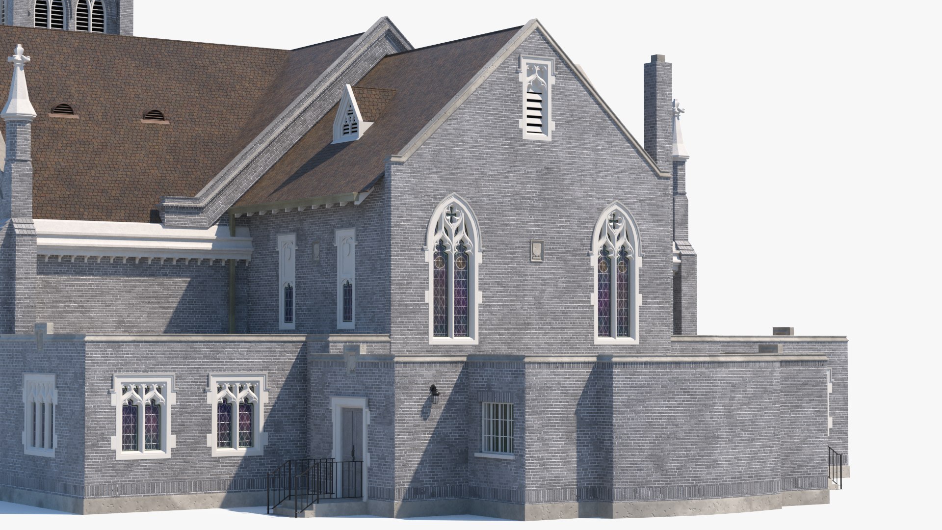 3D ancient catholic church model - TurboSquid 1444078