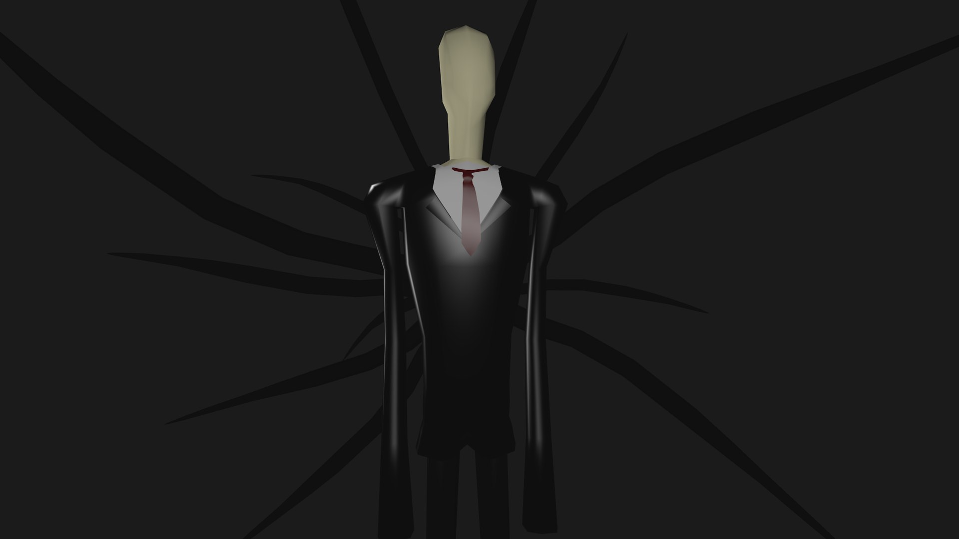 Slenderman [Low poly] Modelo 3D - TurboSquid 749232