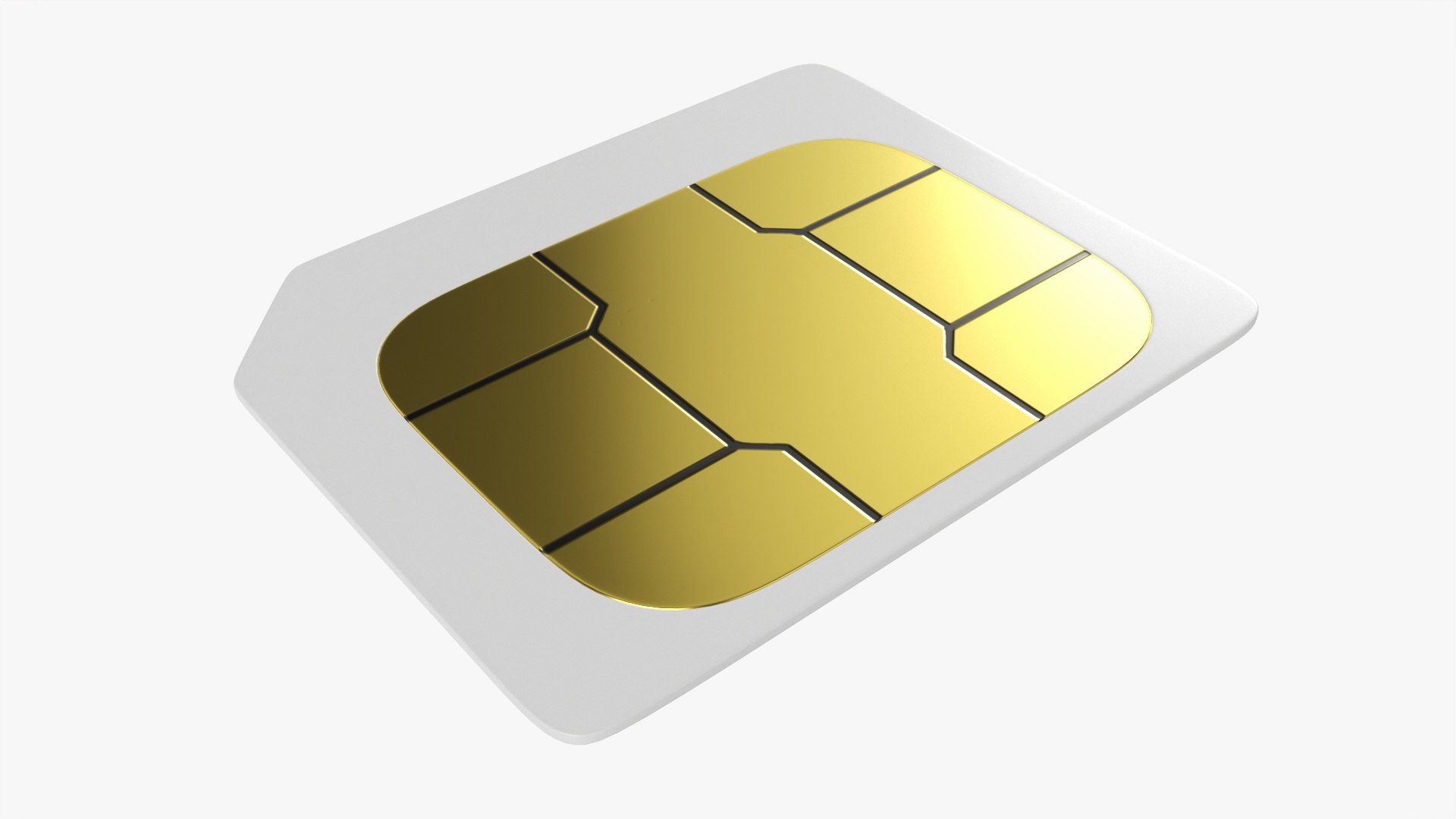3D Card Mobile Sim - TurboSquid 1697166