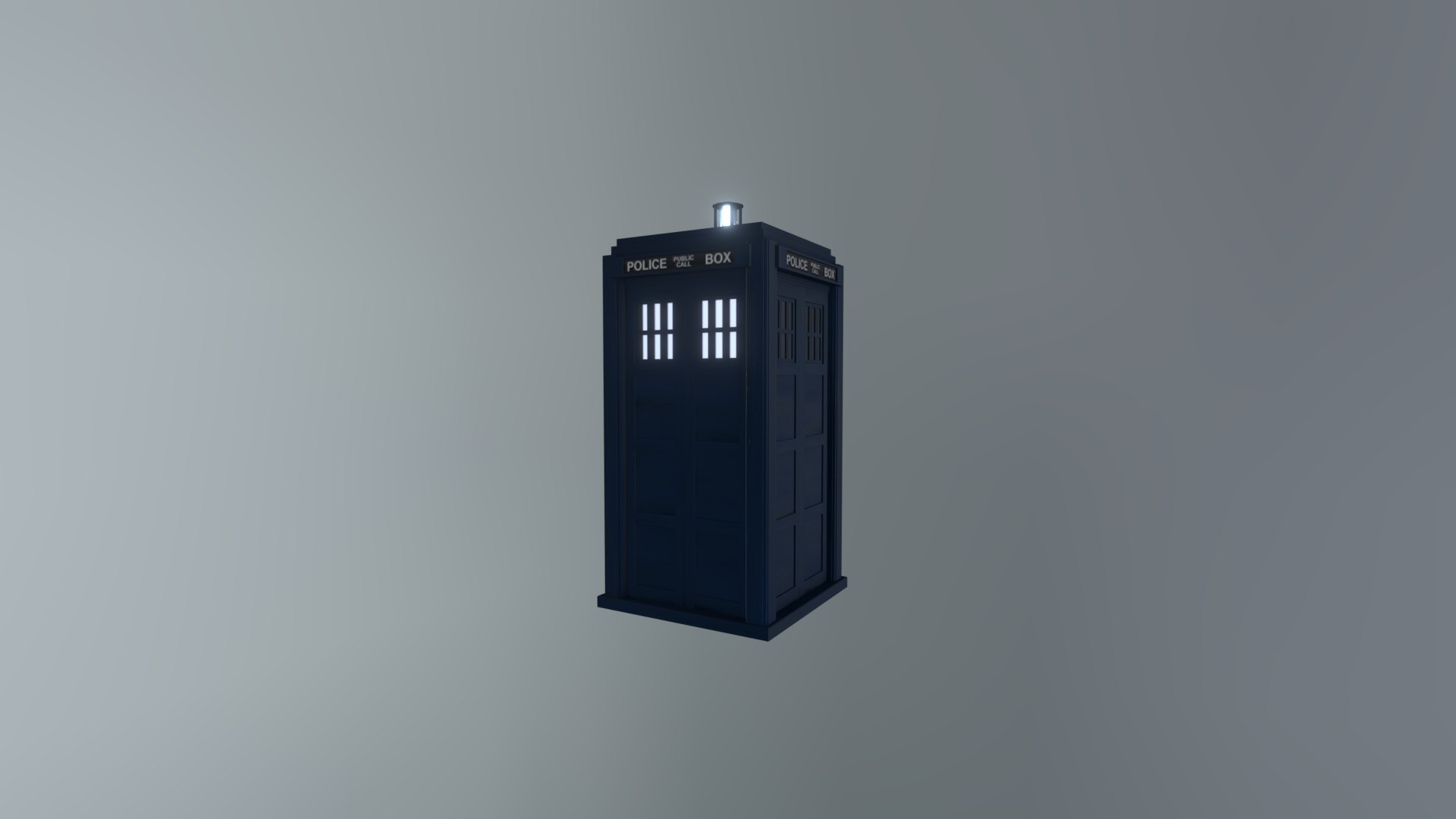 3D Model DOCTOR WHO - WILLIAM HARTNELL TARDIS - Rogue Film Productions ...