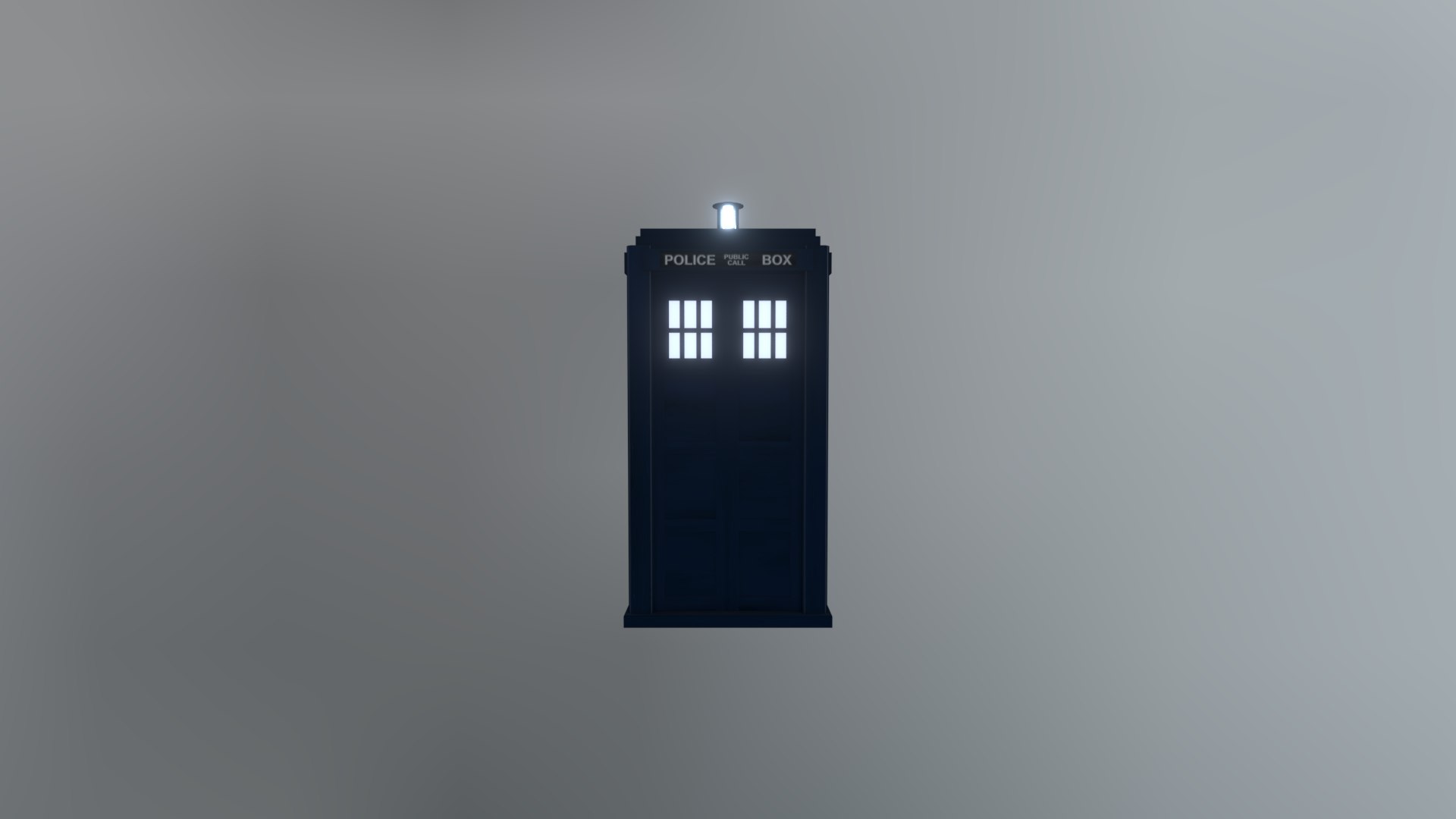3D Model DOCTOR WHO - WILLIAM HARTNELL TARDIS - Rogue Film Productions ...