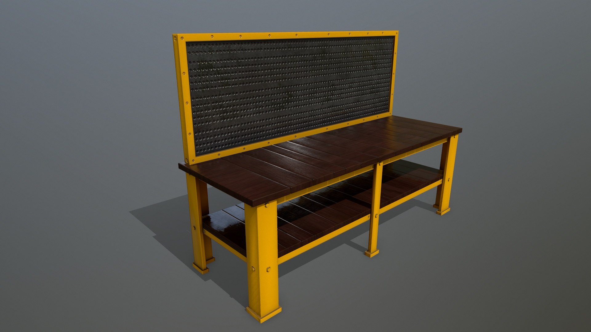 Workbench Bench 3D - TurboSquid 1521978