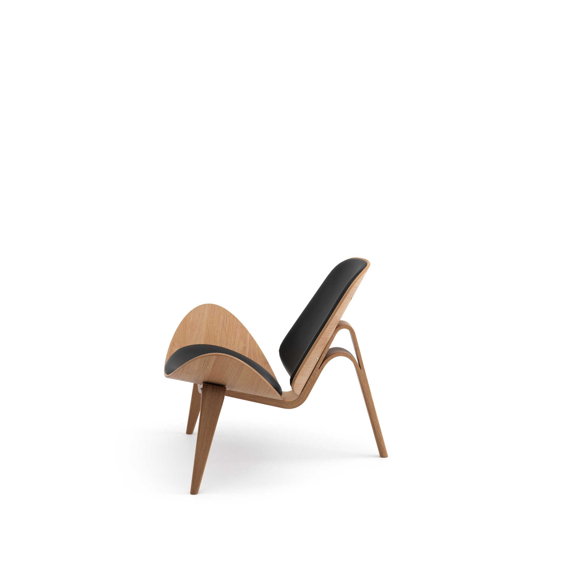 3D модель Кресло для отдыха Carl Hansen CH07 - TurboSquid 2462931