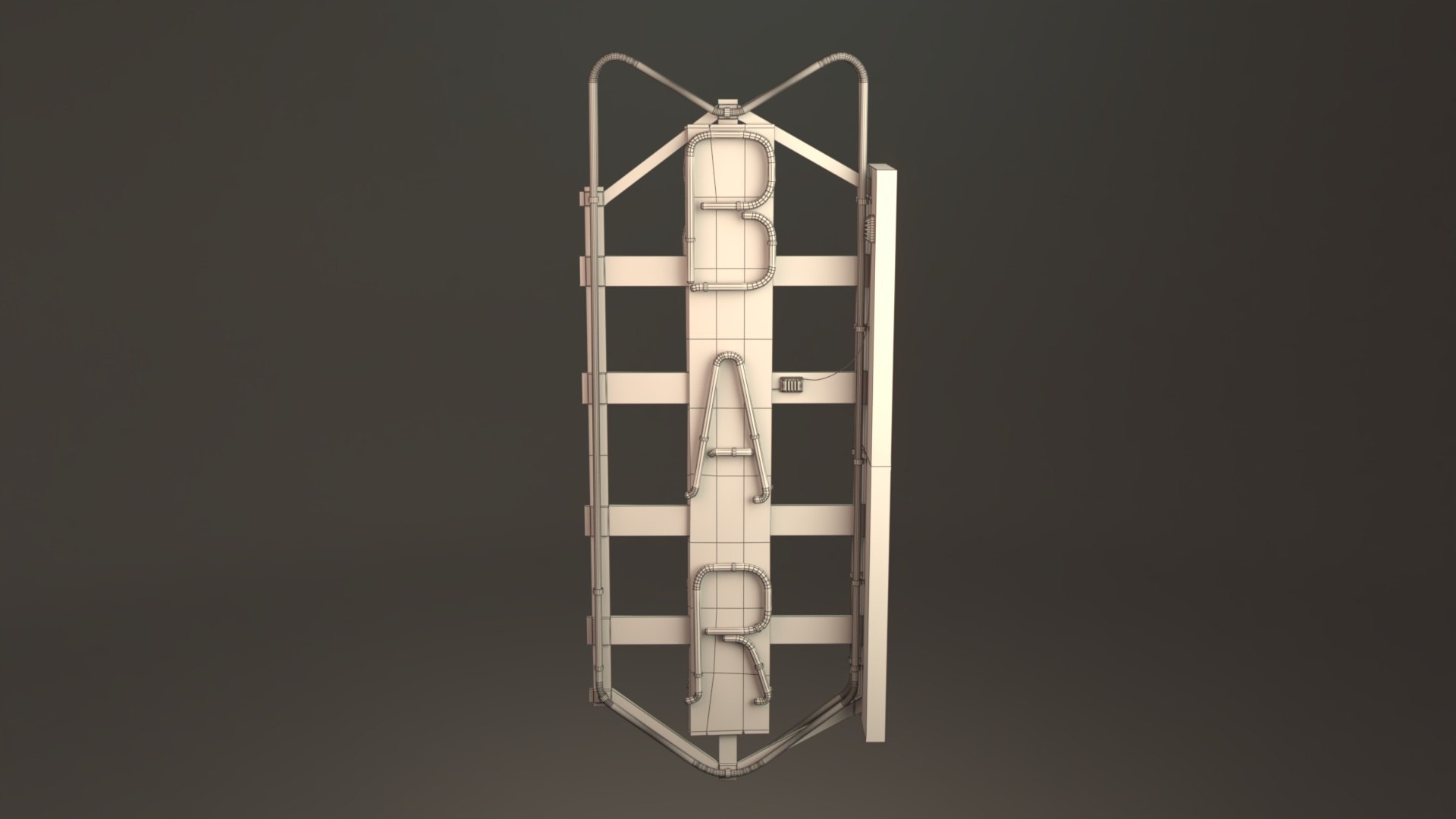 Neon bar sign 2 3D model - TurboSquid 2165696