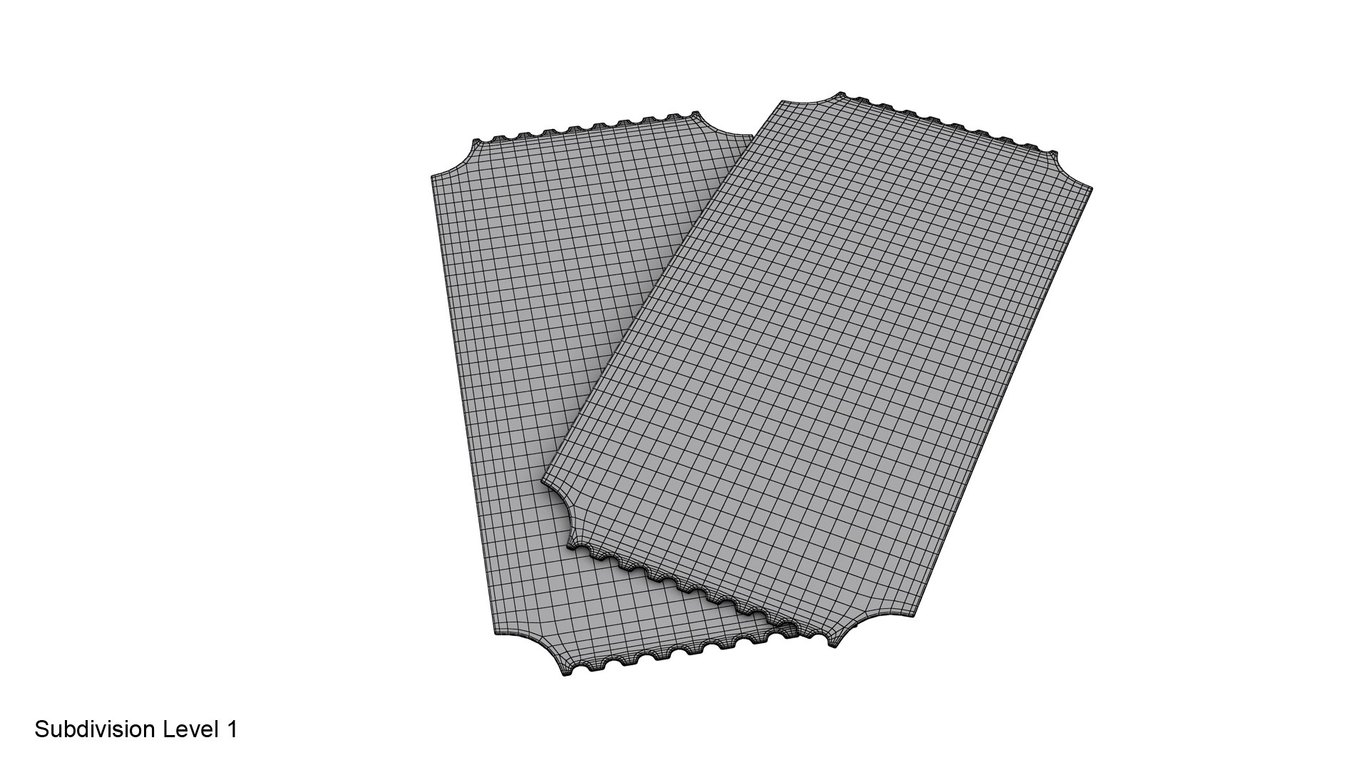 3D Ticket Gold Model - TurboSquid 1663410