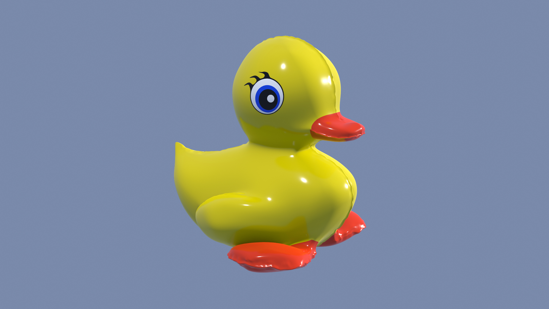 Inflatable Duck Toy 3D Model - TurboSquid 2076036