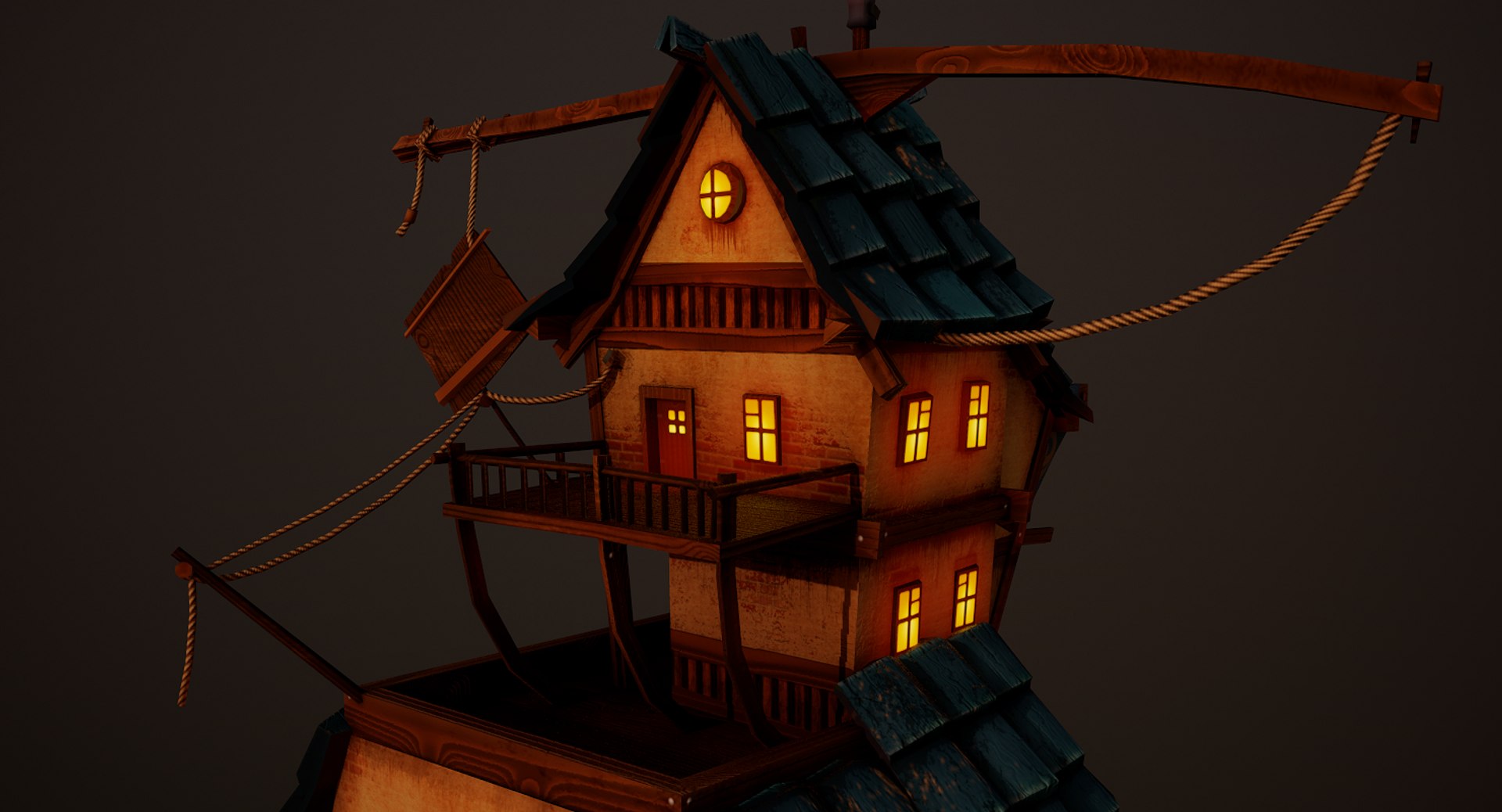 3D Cartoon Tavern - TurboSquid 1422016