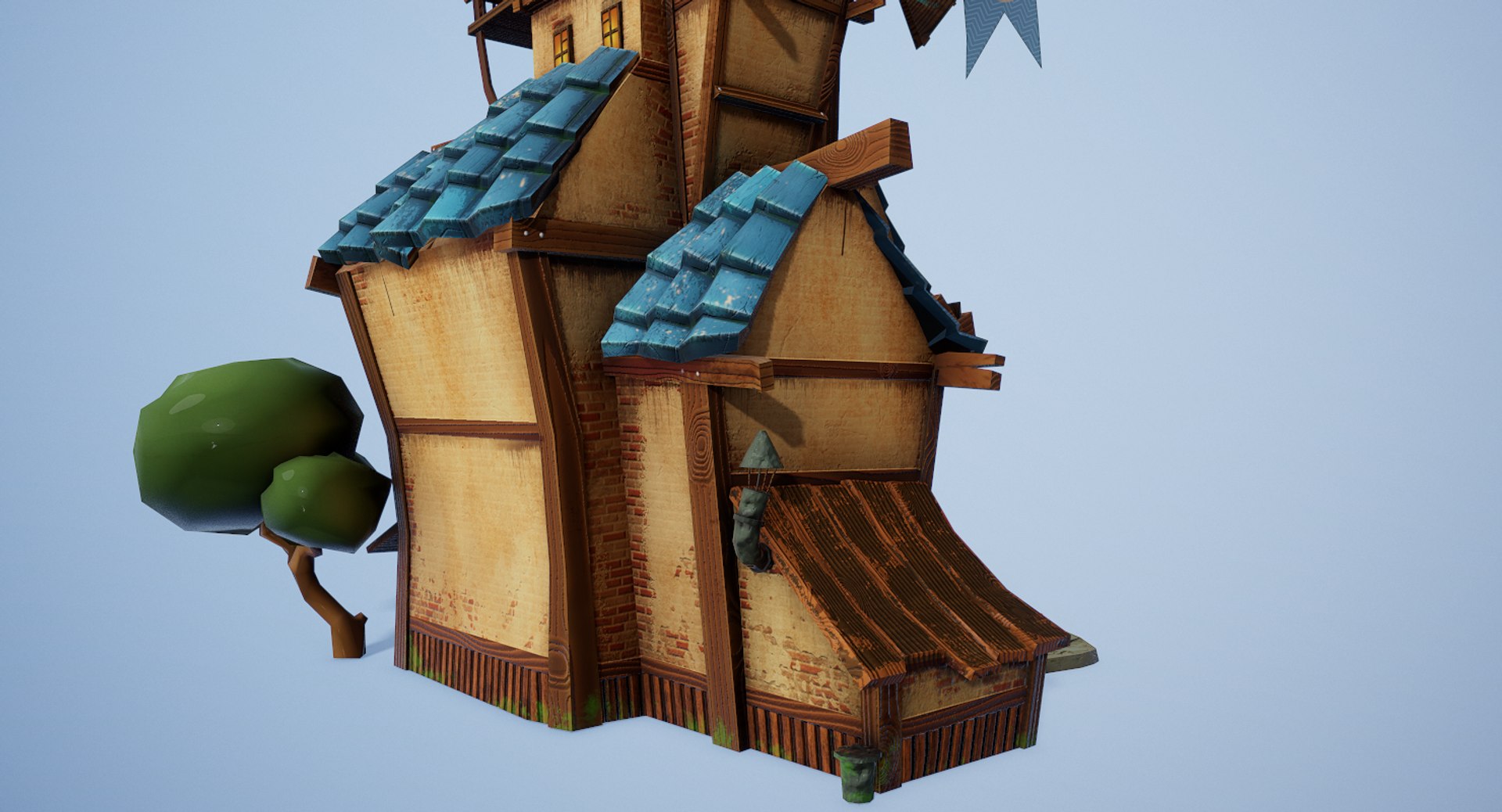 3D Cartoon Tavern - TurboSquid 1422016