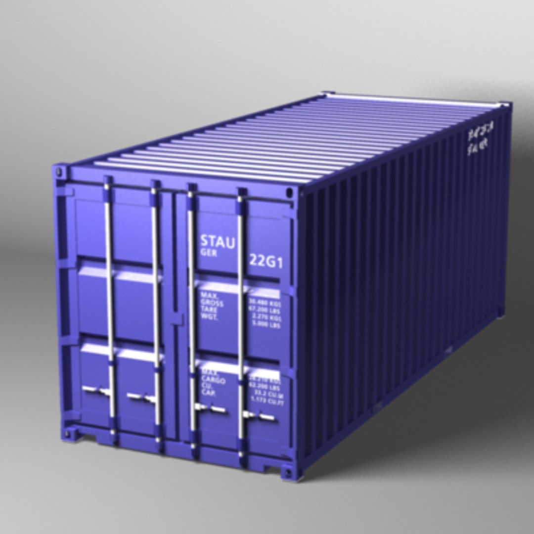 20 Feet 3d Model