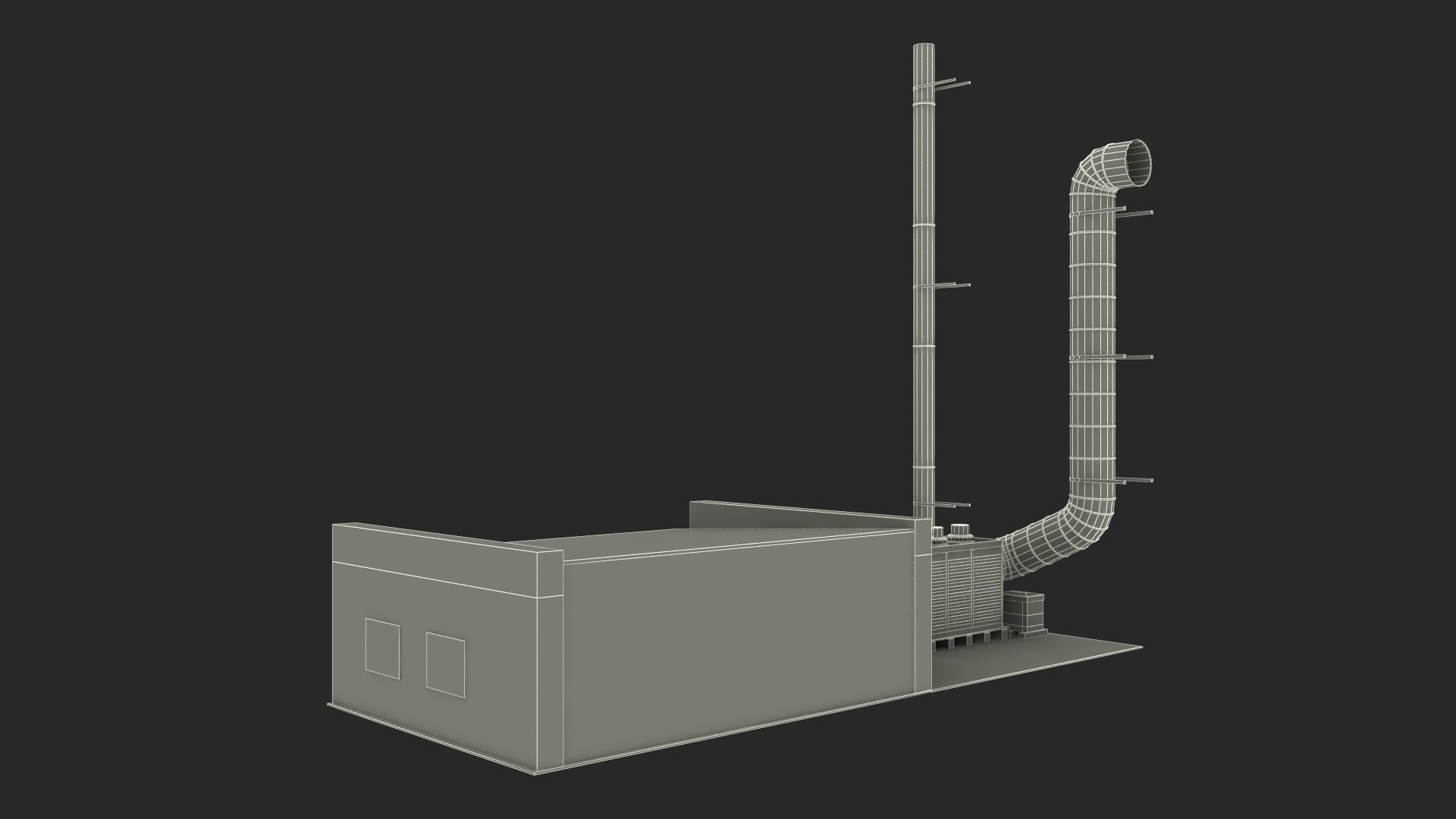 Industrial Ventilation System 3D Model - TurboSquid 2422282