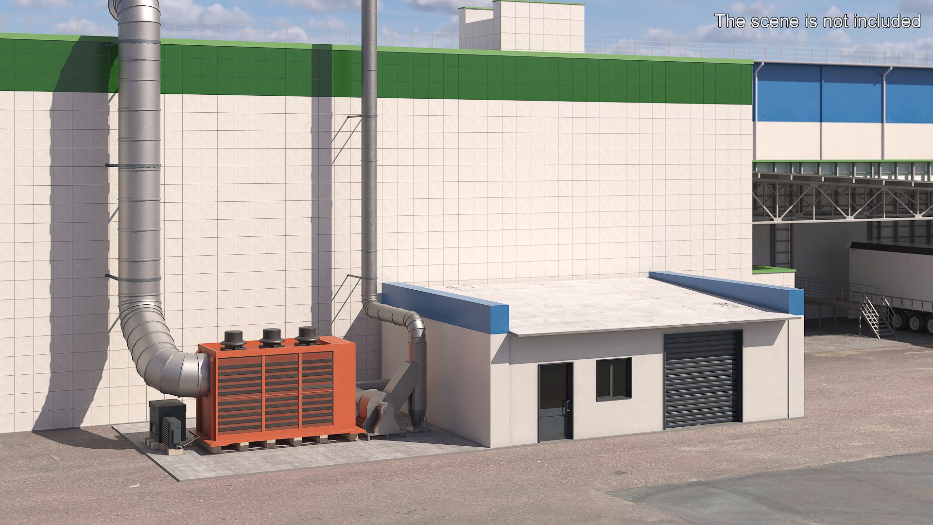 Industrial Ventilation System 3D Model - TurboSquid 2422282