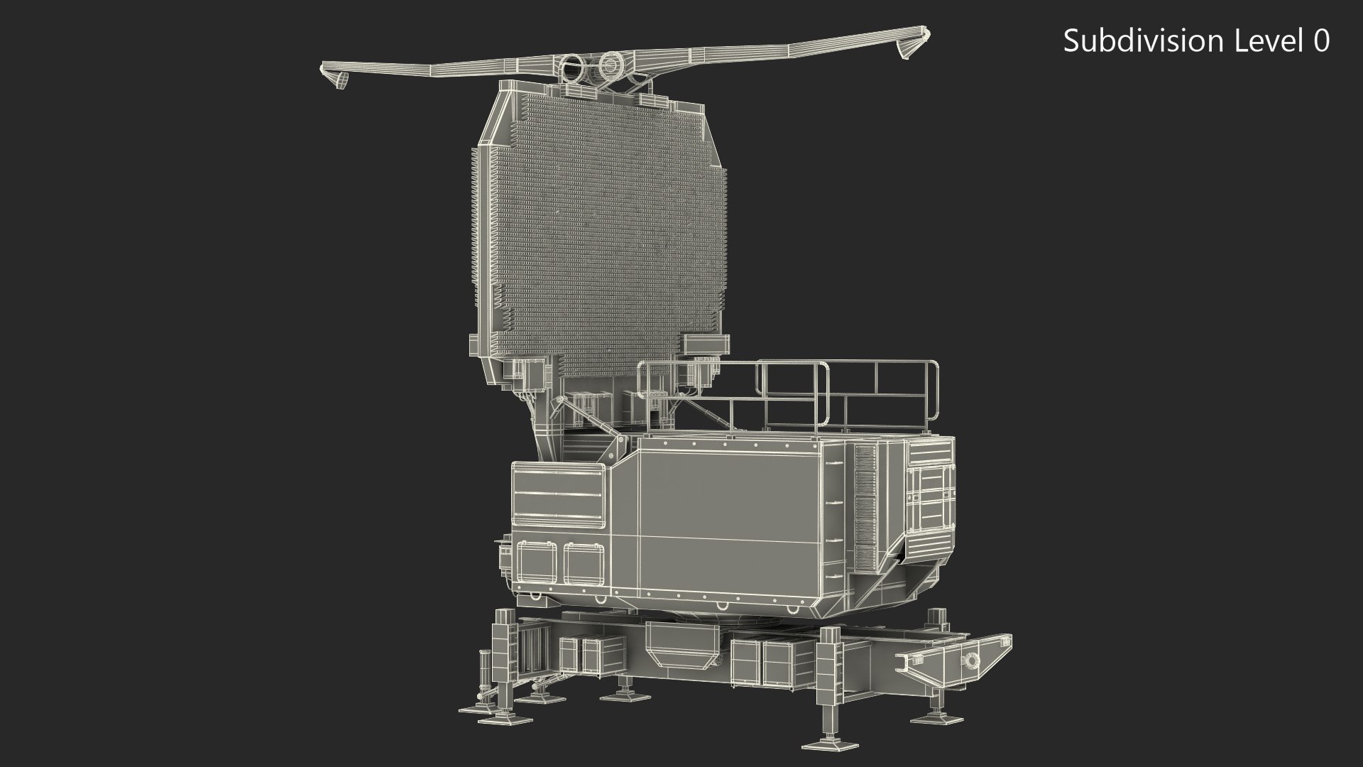 3D big bird 64n6 radar - TurboSquid 1650679
