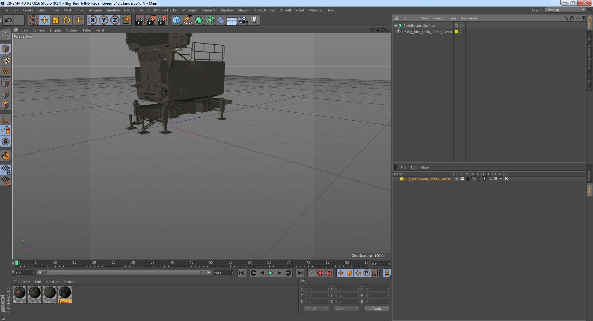 3D Big Bird 64n6 Radar - TurboSquid 1650679