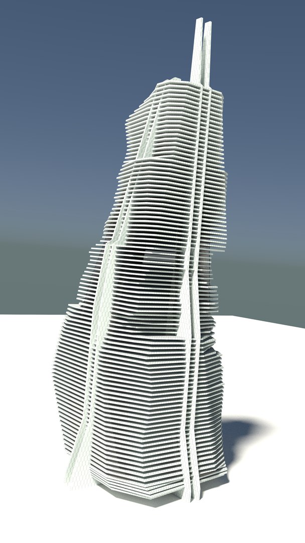3d model of skyscaper