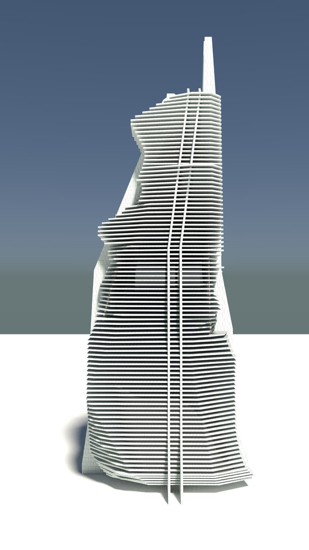 3d model of skyscaper