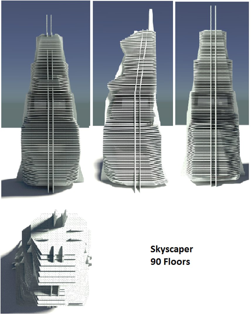 3d model of skyscaper
