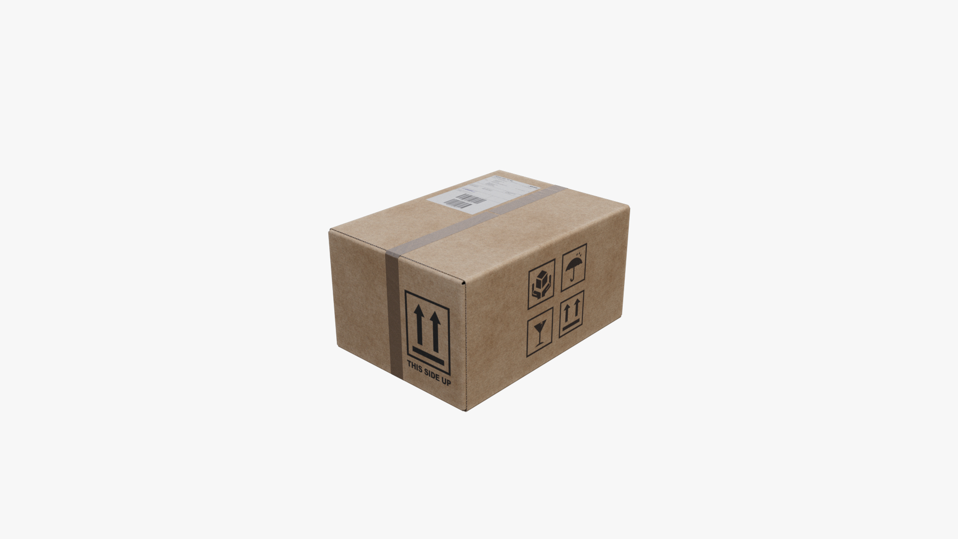 3D Parcel Cardboard Rigged - TurboSquid 2344994