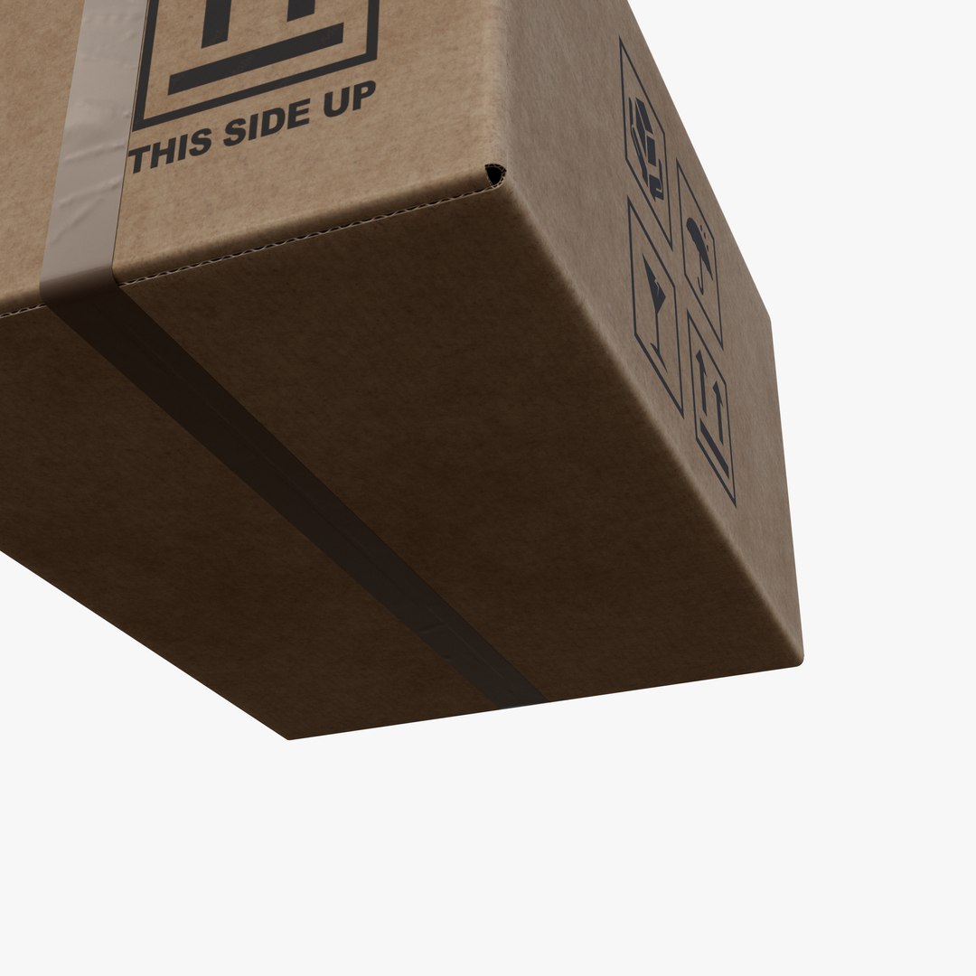 3D Parcel Cardboard Rigged - TurboSquid 2344994