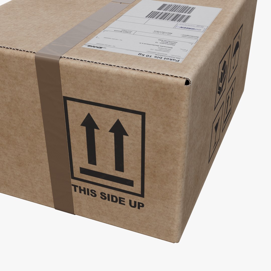 3D Parcel Cardboard Rigged - TurboSquid 2344994